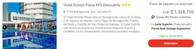 2x1 DE VIAJES ÉXITO A CANCUN, SANTA MARTA O CARTAGENA