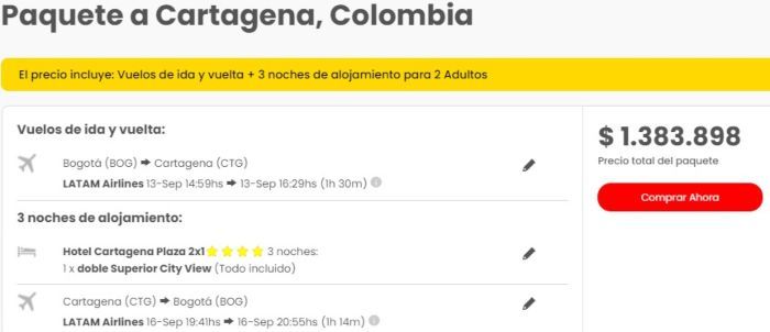 2x1 DE VIAJES ÉXITO A CANCUN, SANTA MARTA O CARTAGENA